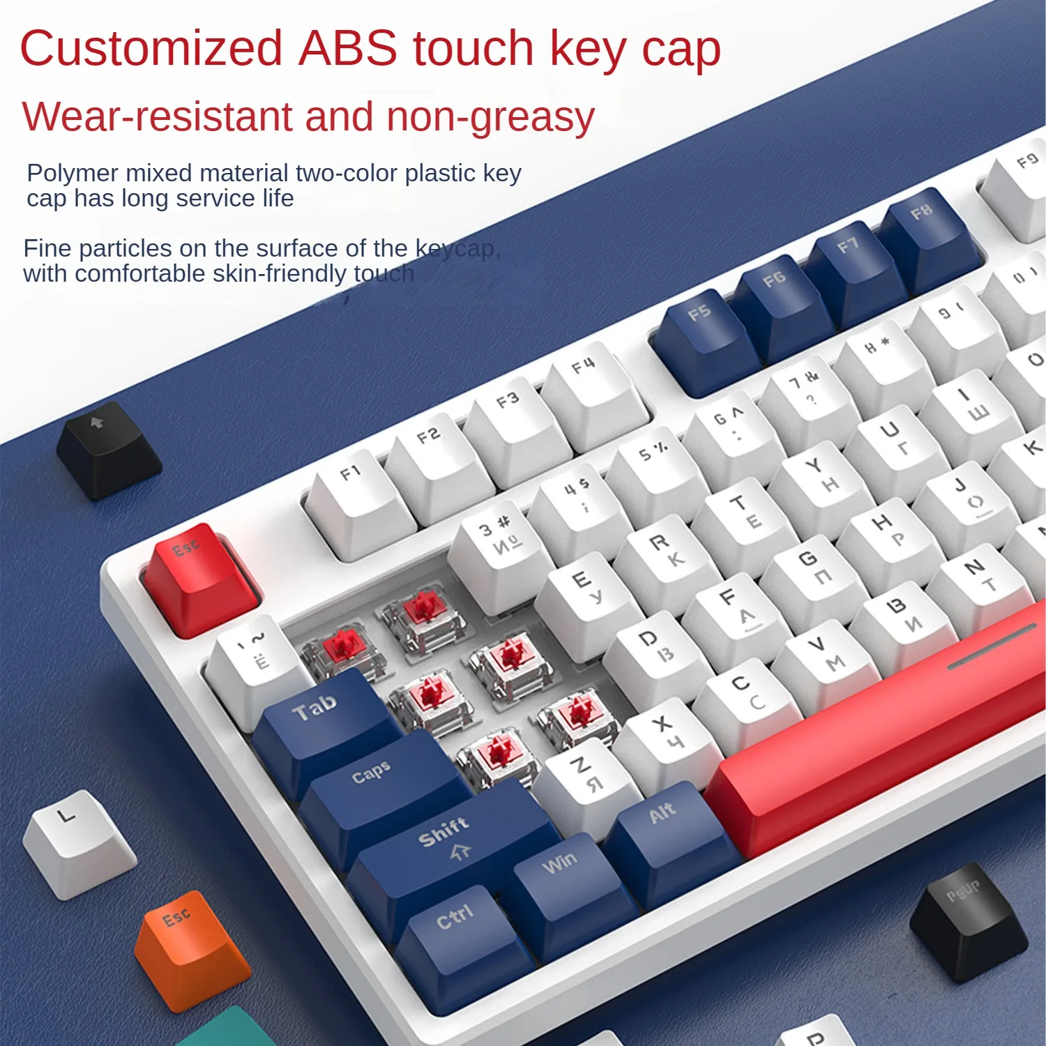 K87RGB-Wired-Hot-Swappable-Russian-Mechanical-Russian-Gaming-Keyboard ...