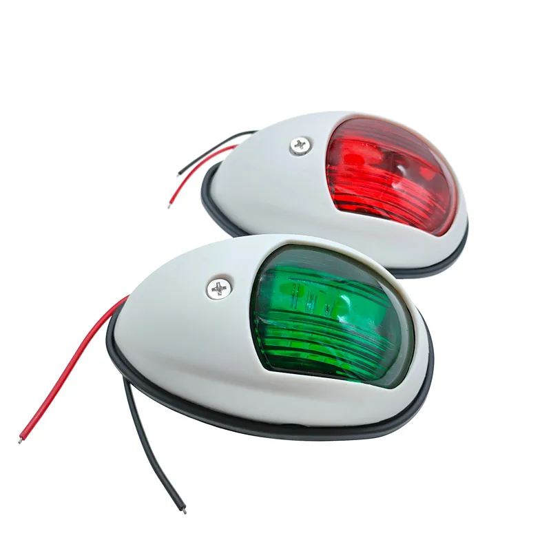 2Pcs-DC-10-30V-Waterproof-Boat-Navigation-Light-Green-and-Red-Marine ...