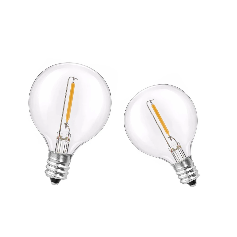 6-25-Pcs-G40-LED-String-Light-Bulb-LED-Lamps-Tungsten-LED-Bulbs-E12 ...