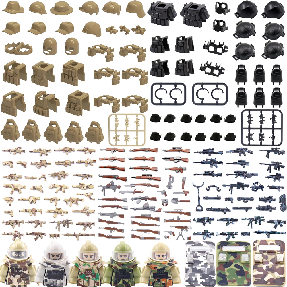 Military-Equipment-Camouflage-Weapons-Pack-Vest-SWAT-Soldier-MOC ...