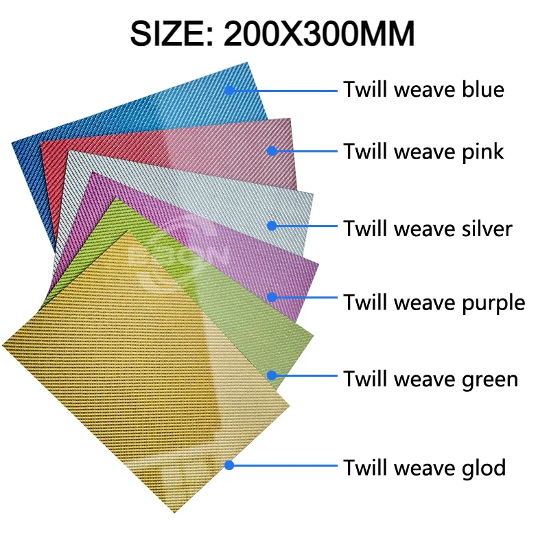 EBON-200x300mm-3K-Colorful-Carbon-Fiber-Sheet-Thickness-0-5-3mm-3K ...