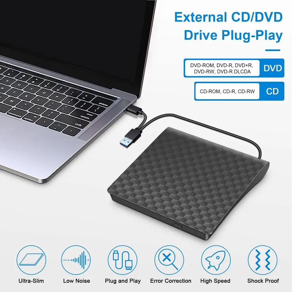 Noir-Disque Dur Externe USB de Type C, Portable, Antichoc ...