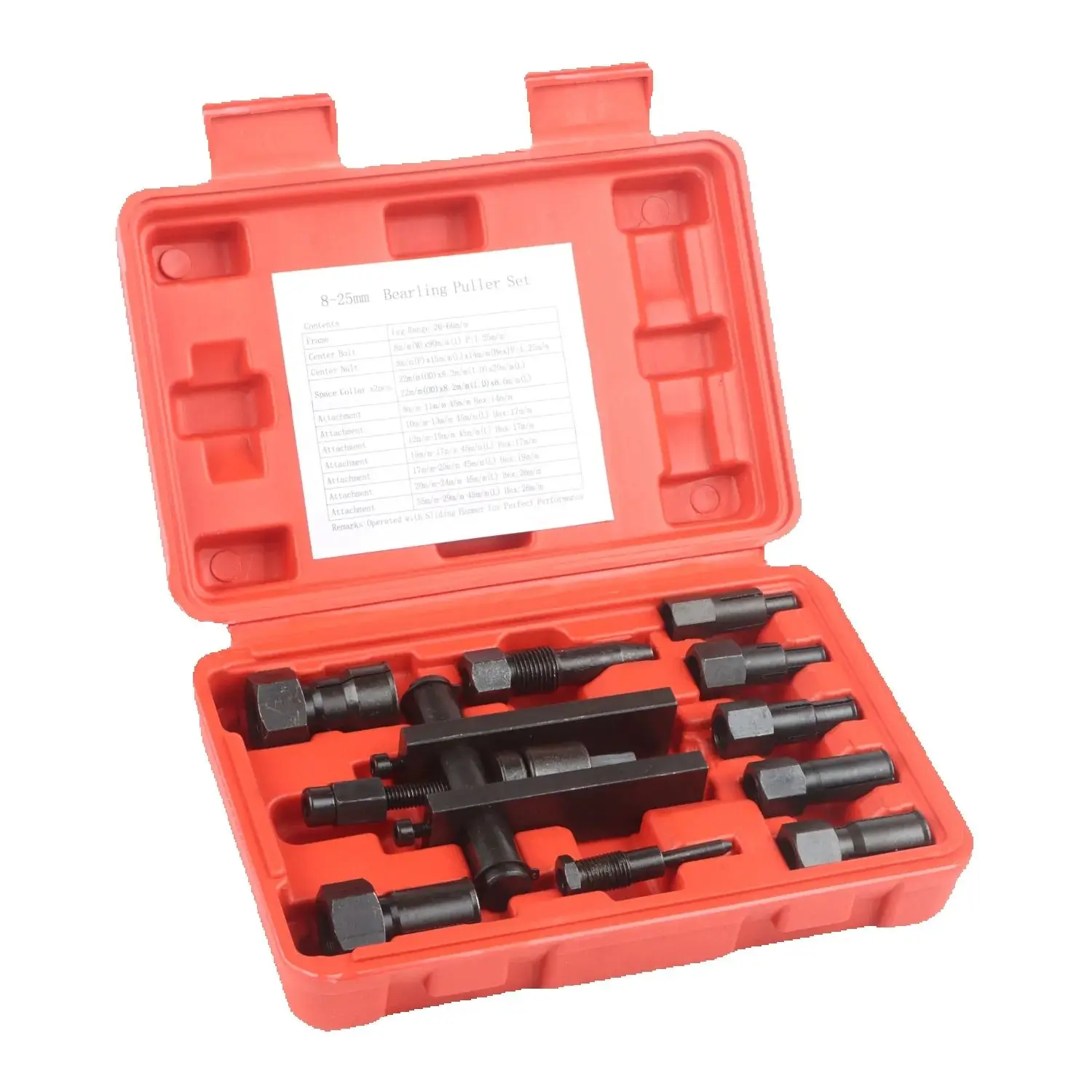 10Pcs Bearing Puller Kit 8-25MM FOR Universal Motorcycle Wheel Bearing ...