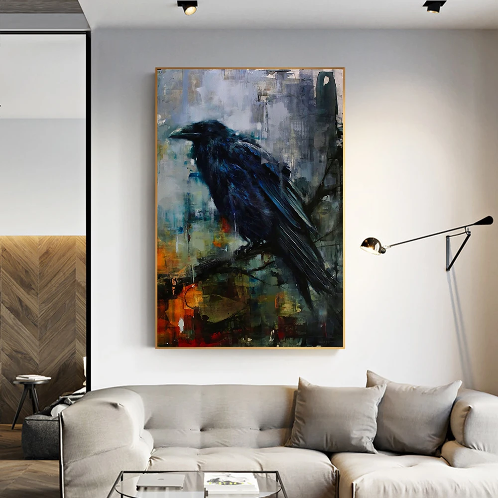 Raven Bird Art