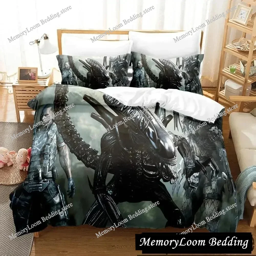 3D Print Movie The Predator Bedding Set Boys Girls Twin Queen King Size ...