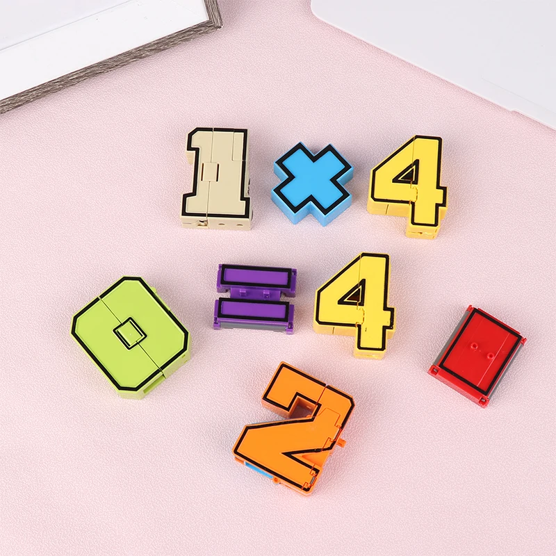 DIY Creative Education Assembling Action Figure Transformation Number ...