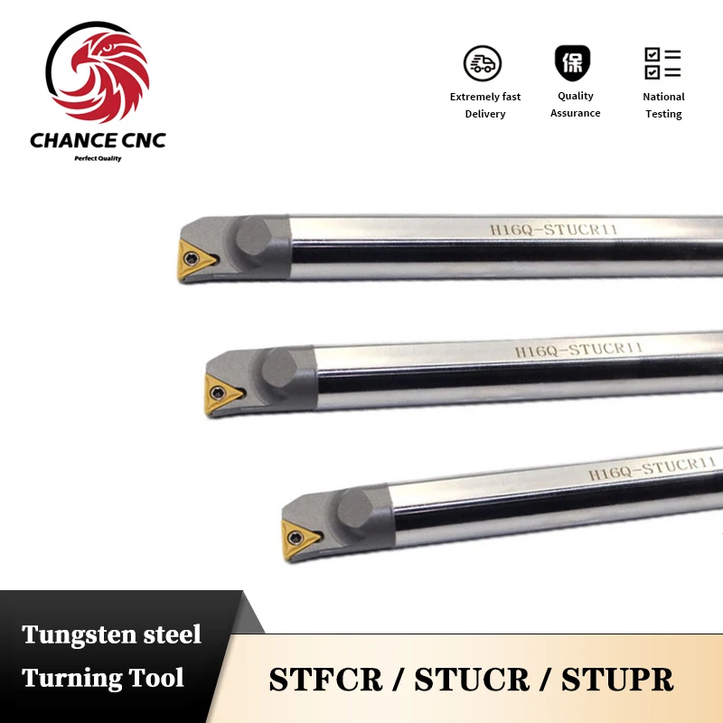 STFCR/STUCR/STUPR Internal Turning tool Tungsten Steel boring Cutter ...
