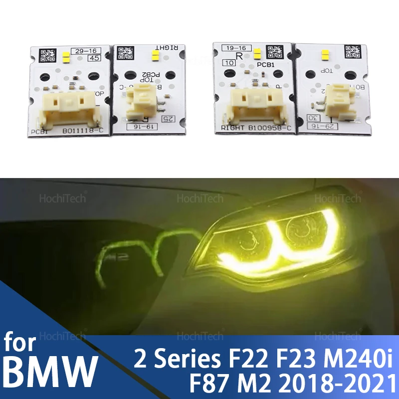 Daytime DRL Light Driving LED Angel Eye Maker Light Board Yellow for ...