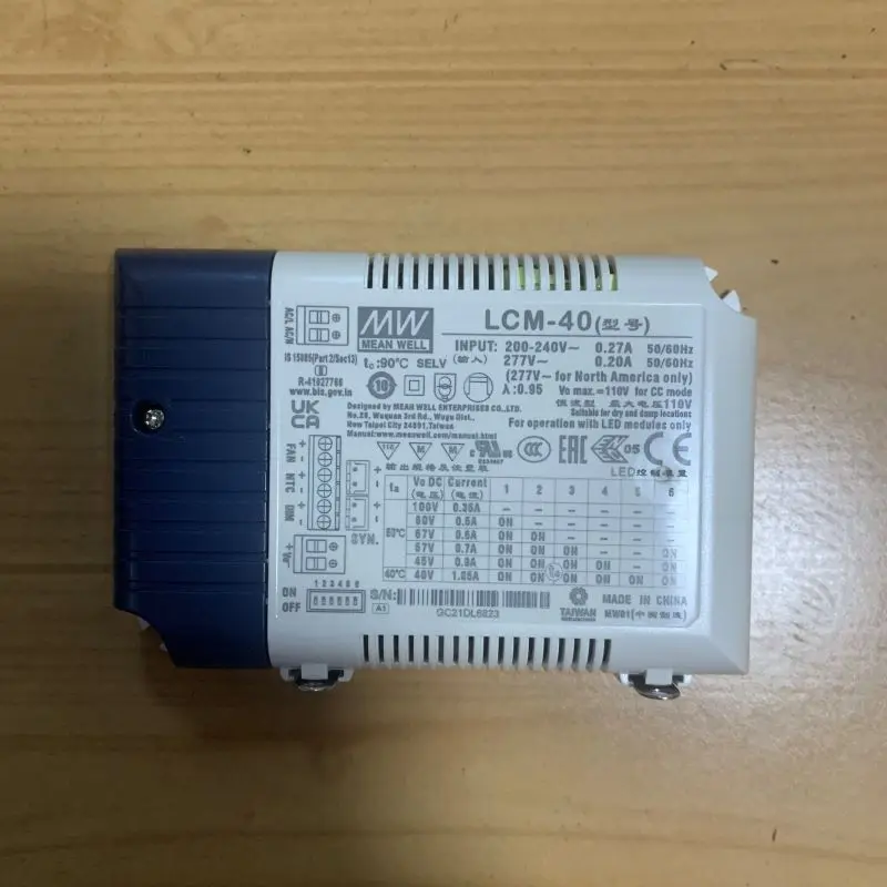 MEAN WELL LCM-40 LCM-40 LCM-40DA 40W Multiple-Stage Constant Current ...