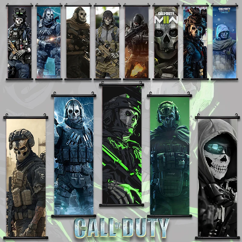 HD-Hanging-Call-Of-Duty-Painting-Modern-Wall-Artwork-Simon-Riley ...