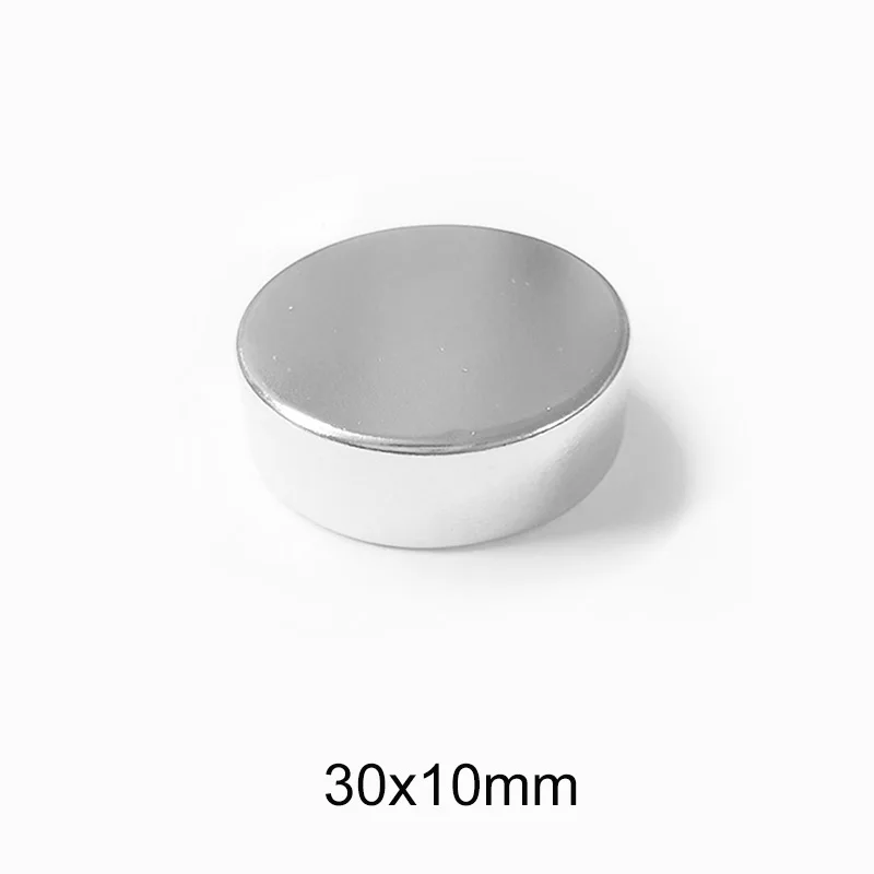 1/2/3/5pcs 30x10 Mm Thick Circular Magnets 30mmx10mm N35 Round ...