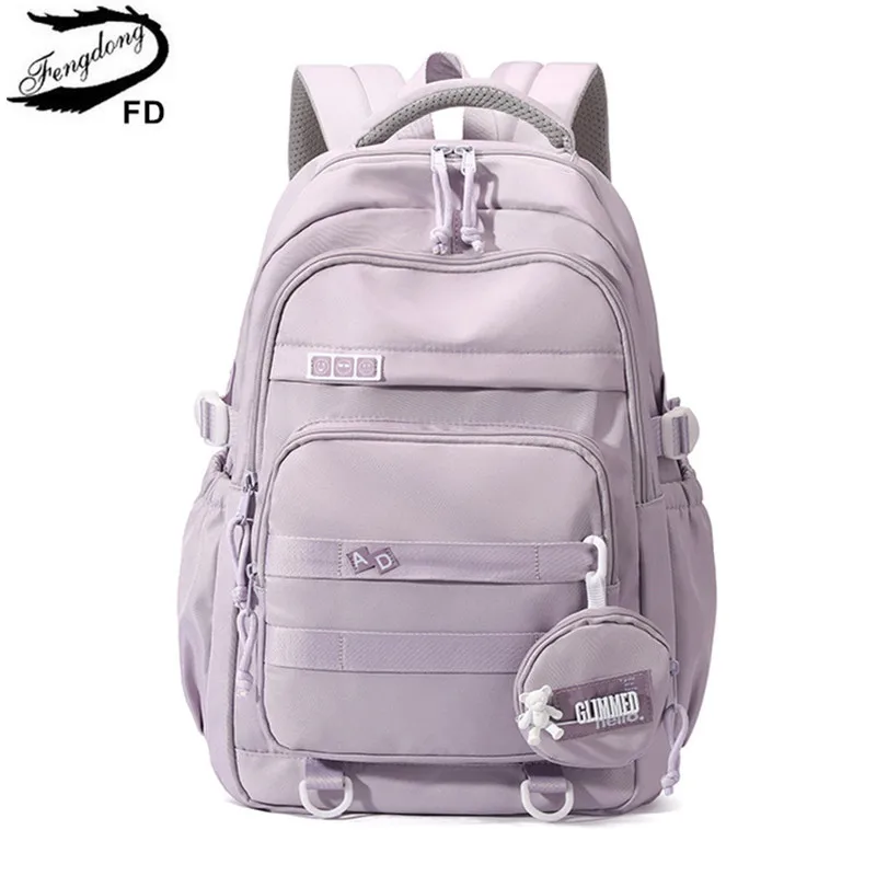 middle-school-bags-for-girls-high-school-simple-school-backpack-teenage ...