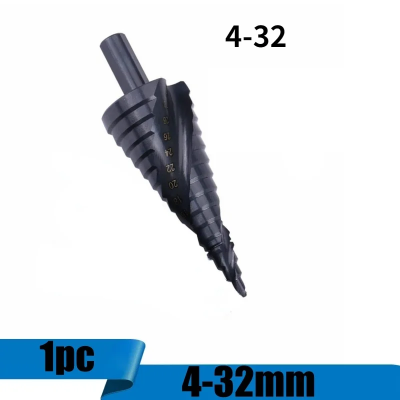 1PC4-32MM-HSS-Cobalt-Step-Drill-Bit-Nitrogen-High-Speed-Steel-Spiral ...