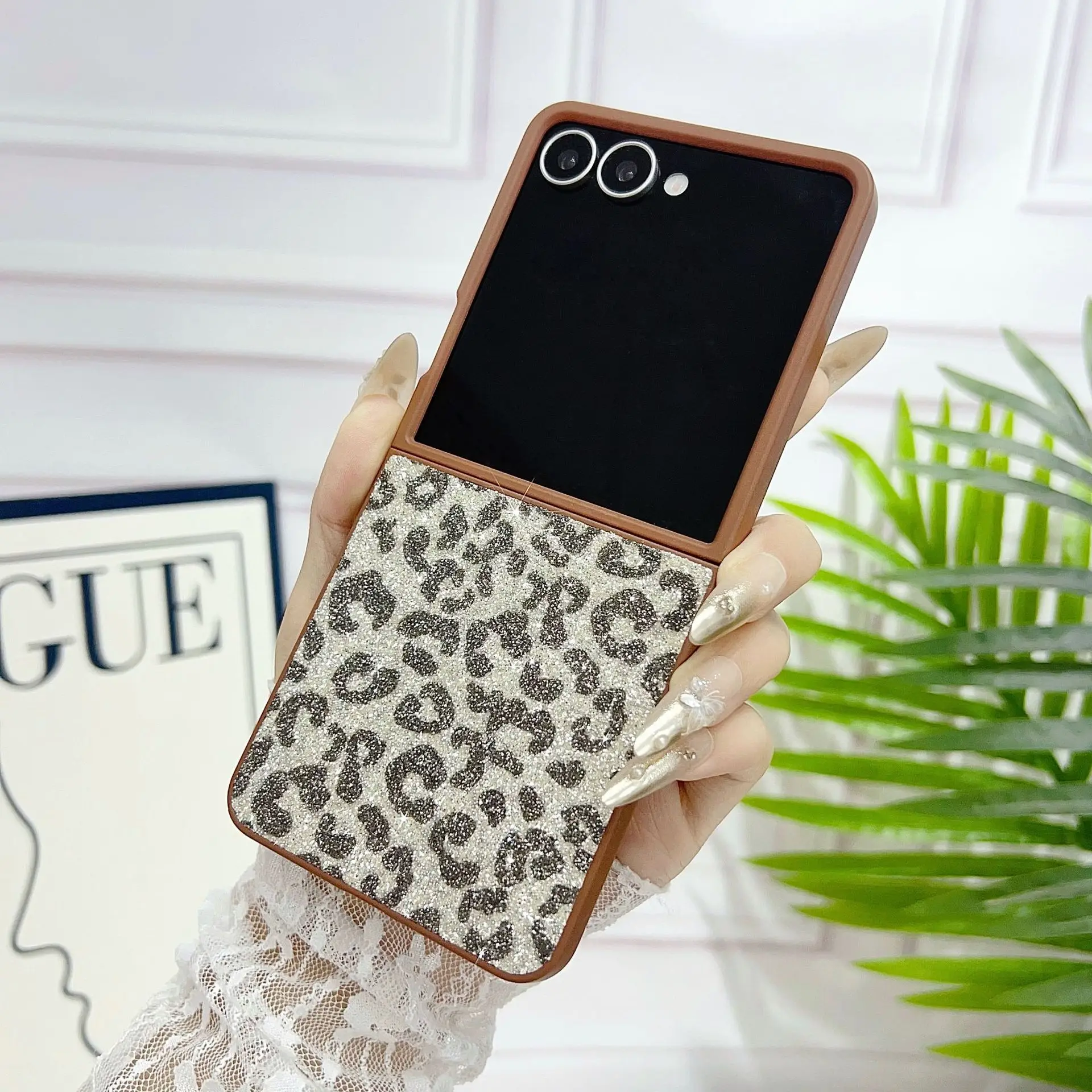 Leopard Colorful Phone Case for Samsung Galaxy Z Flip 7 6 5 4 ...