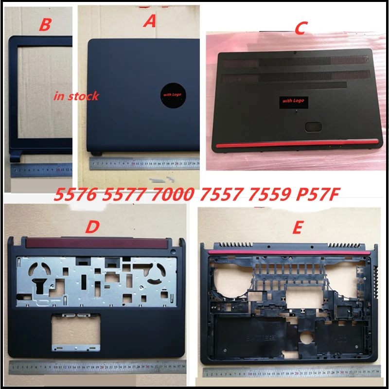 New Laptop Top Case Palmrest Upper Cover Bottom Cover Ram cover Hdd ...