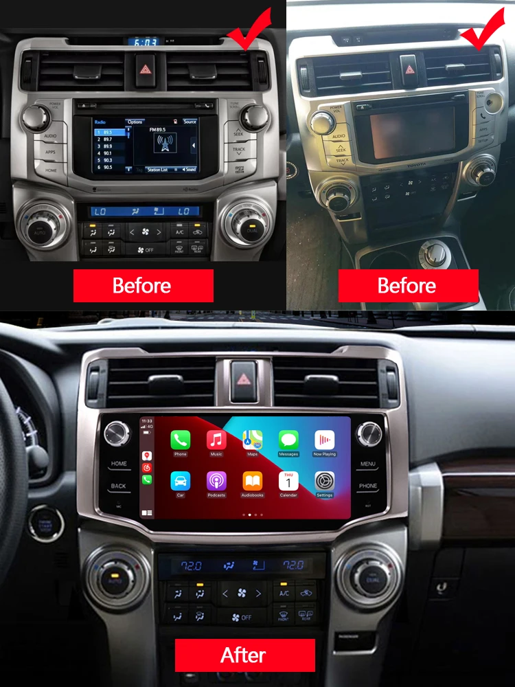 Idoing Car Stereo Intelligent Android Auto Carplay Radio Player ...