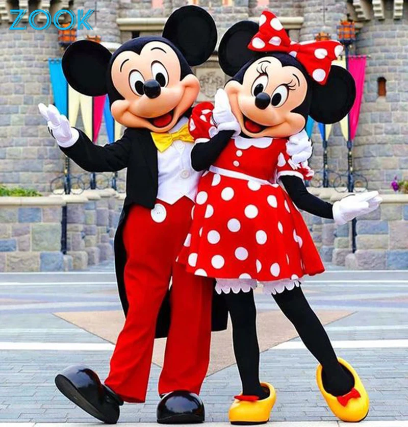 Mickey-Minnie-Mouse-Mascot-Set-Cartoon-Characters-Cosplay-Dress-Suits ...