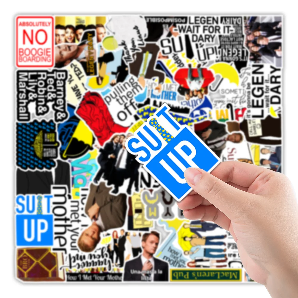 Tv Show Met Mother Stickers | Stickers Laptop Himym | Tv Himym Stickers ...