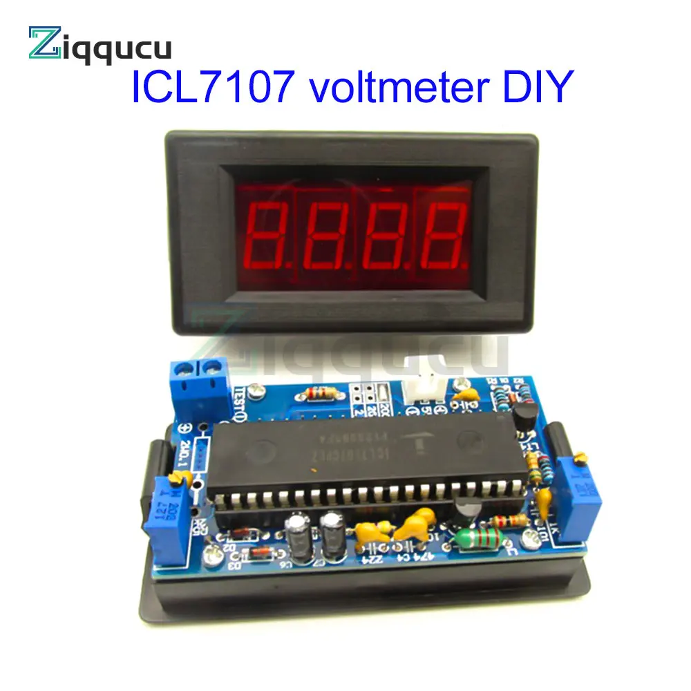 ICL7107-Voltmeter-DIY-Kit-Parts-DC-5V-Digital-Voltmeter-Module-e ...