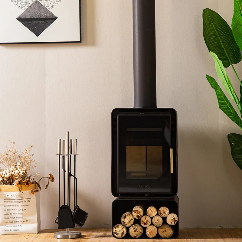 China factory directly small freestanding wood burning stove ...