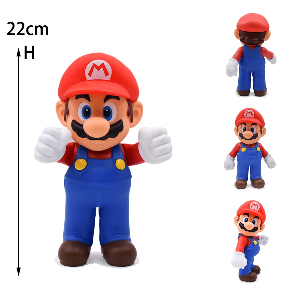 Figuras de acción de Super Mario Bros, juguetes de Wario, Waluigi ...