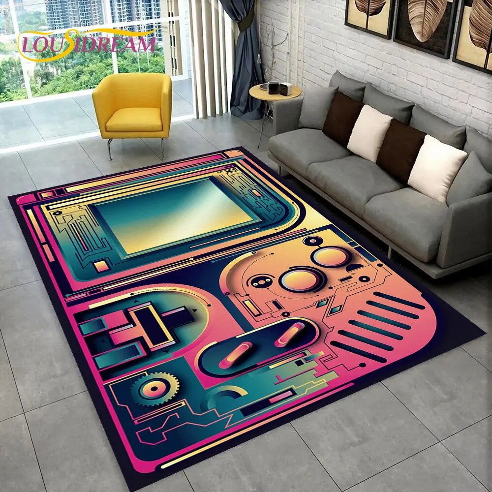 Retro-Game-Console-Game-Boy-GBA-Area-Rug-Carpet-Rug-for-Home-Living ...