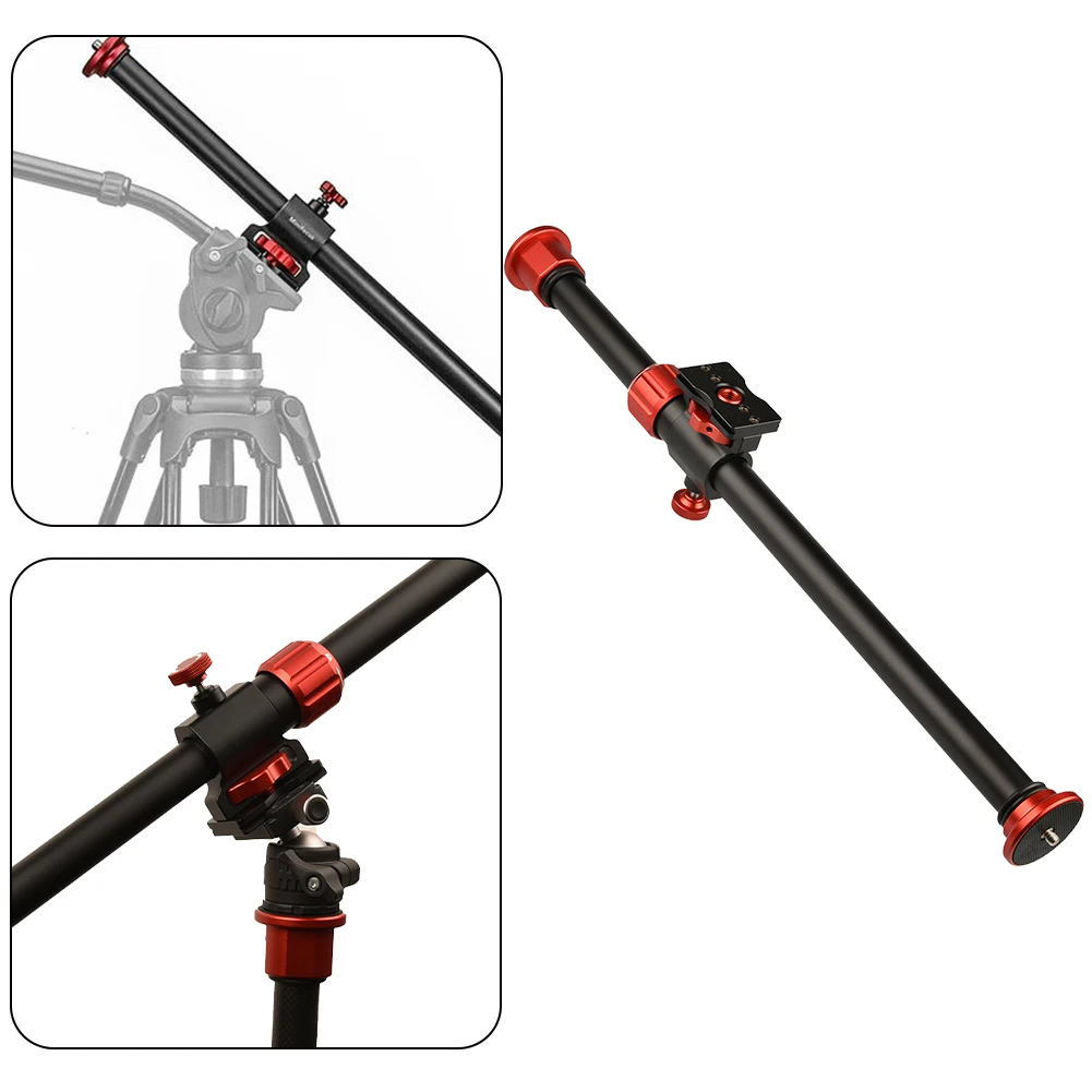 19-5inch-Camera-Tripod-Boom-Arm-Aluminum-Alloy-Tripod-Extension-Rod-Max ...