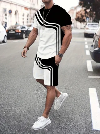 Men’s 3D Print Summer Shorts Set – The Anything Shop