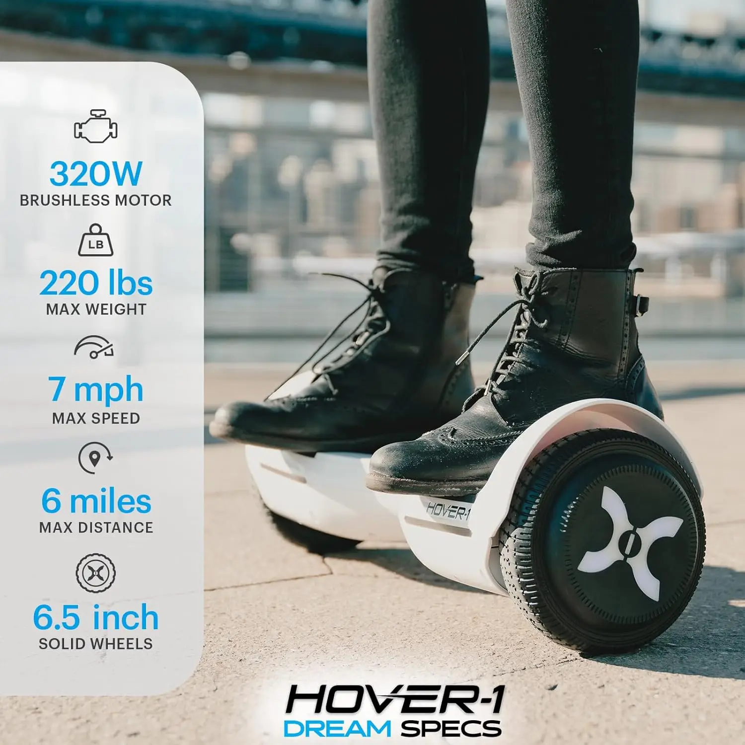 Hover-1 Dream White Hoverboard – The Anything Shop
