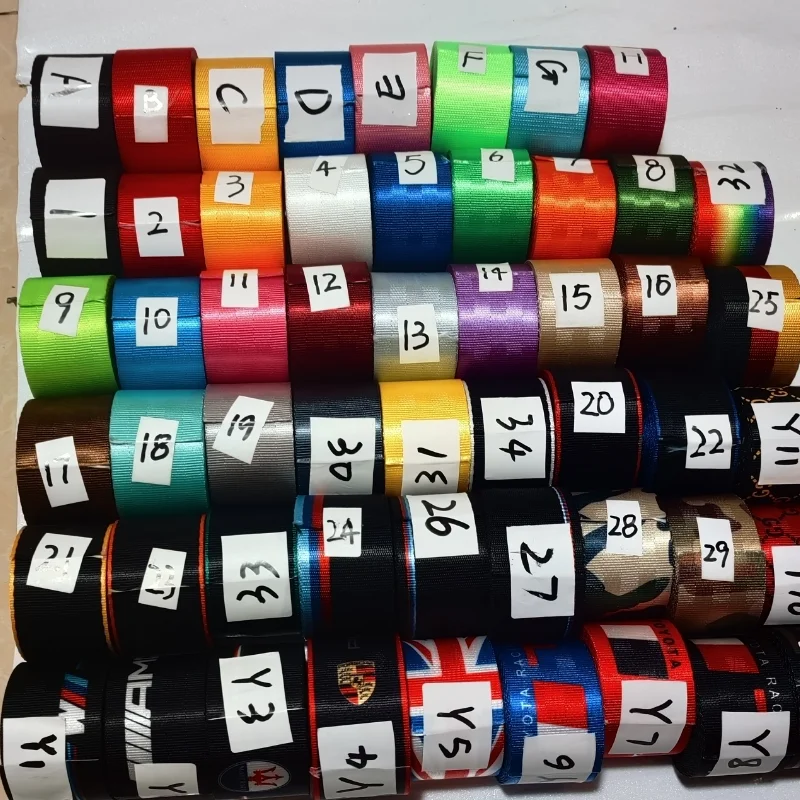 3.6M/roll Car Modified Seat Belt Webbing Car High-Strength polyester ...