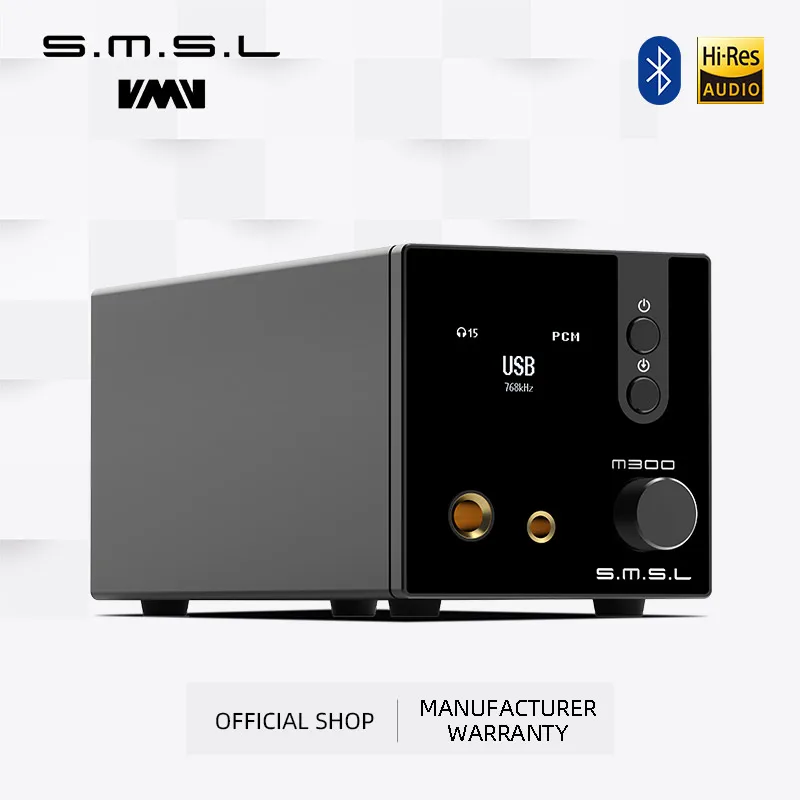 SMSL M300SE Audio DAC & Headphone AMP M300 SE MQA CS43131*2 Blutetooth ...