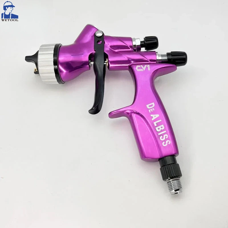CV1-Spray-Gun-1-3mm-Stainless-Steel-Nozzle-Paint-Water-Based-Paint-Air ...