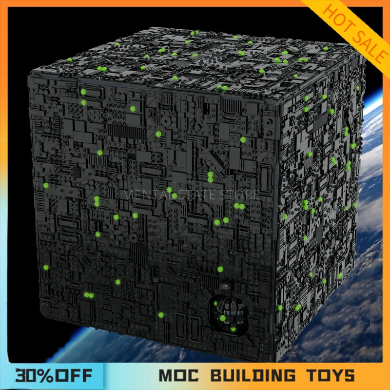 9278PCS-Customized-MOC-Borg-Cube-Building-Blocks-Technology-Bricks-DIY ...