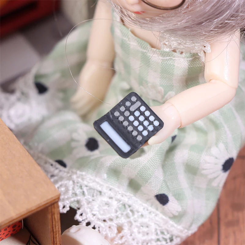 2Pcs-1-12-Dollhouse-Mini-Electronic-Calculator-Model-Dollhouse-Study ...