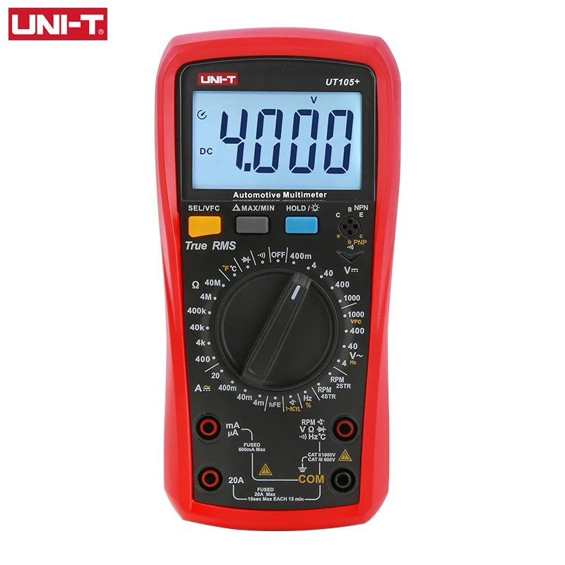 Automotive Digital Multimeter | Tester Voltmeter Capacimeter - Digital ...