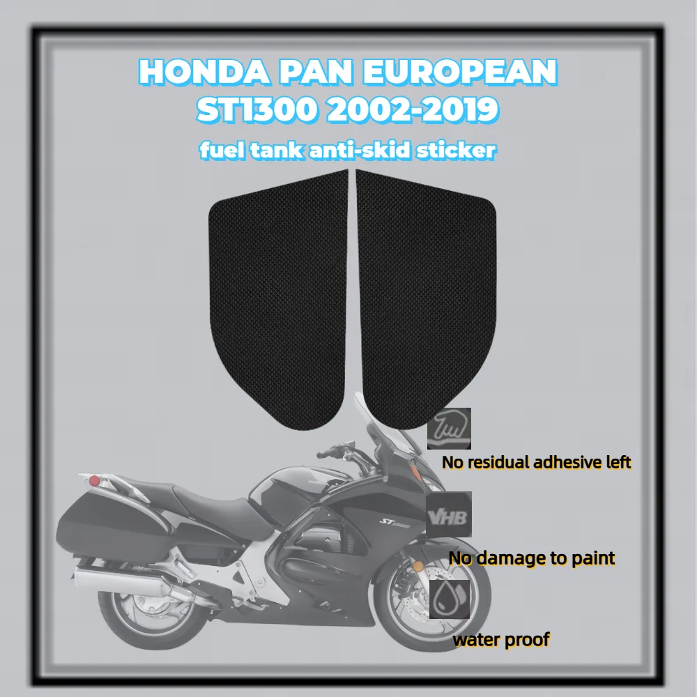 For-HONDA-PAN-EUROPEAN-ST1300-2002-2019-Anti-Slip-Fuel-Oil-Tank-Side ...