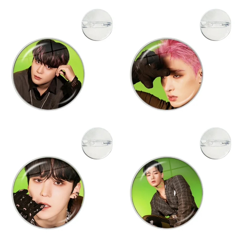 KPOP-ATEEZ-THE-WORLD-EP-2-OUTLAW-HONGJOONG-JONGHO-broches-de-c-pula-de ...