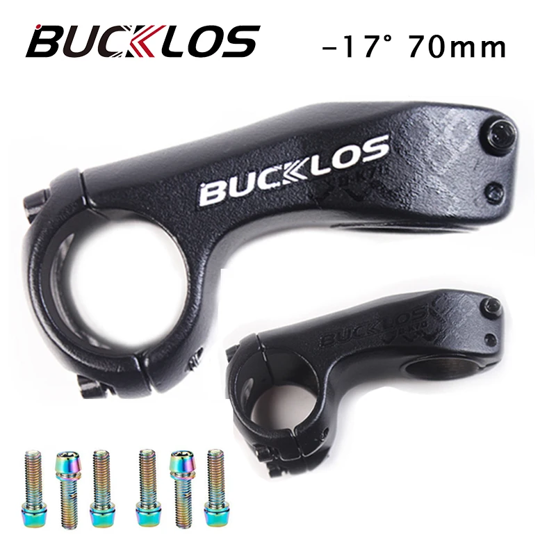 BUCKLOS-Ultralight-Bicycle-Stem-17-Degree-MTB-Road-Bicycle-Stem-31-8mm ...