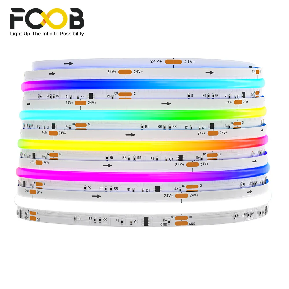 FCOB-SPI-RGBW-IC-LED-Light-Strip-896-LEDs-WS2814-Addressable-Dream ...