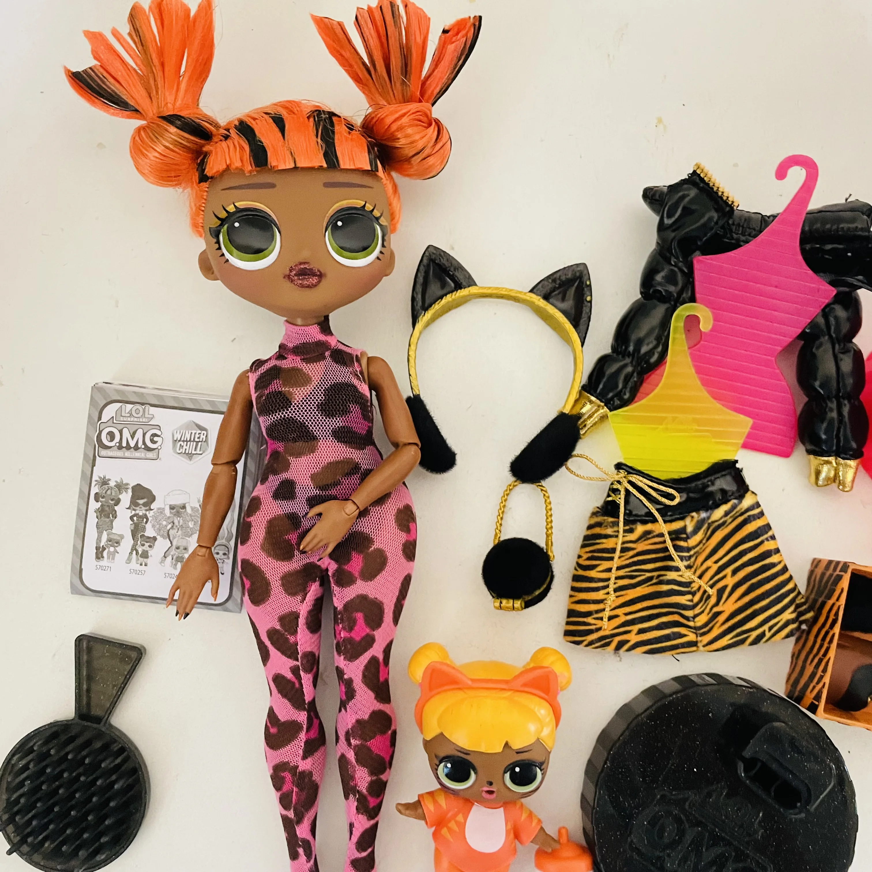 Original-MGA-LOL-doll-Orange-hair-Cool-girl-meow-OMG-fashion-big-sister ...