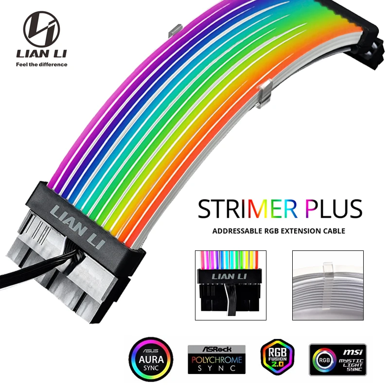 Strimer Plus Triple 8pin / 24pin Extension Rgb Motherboard Cable / Gpu ...