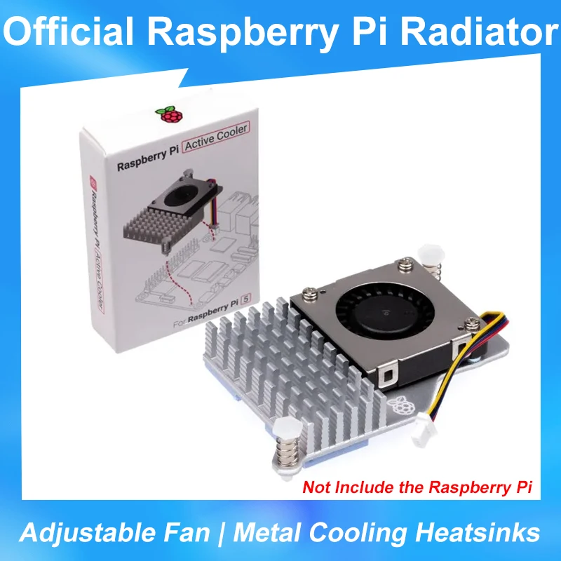 Official-Raspberry-Pi-Active-Cooler-Speed-Adjustable-Fan-Software ...