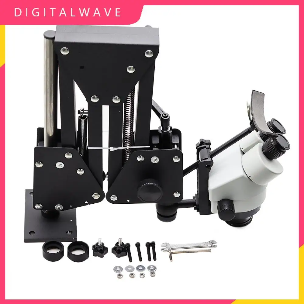 Jewelry-Making-Tools-7X-45X-Gem-Microscope-with-Acrobatics-Stand-LED ...