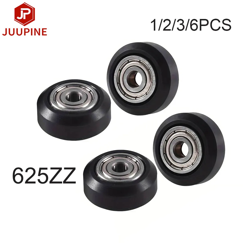 1-2-3-6PCS-POM-Pulley-Wheels-625ZZ-Linear-Bearing-Ulley-Passive-Round ...