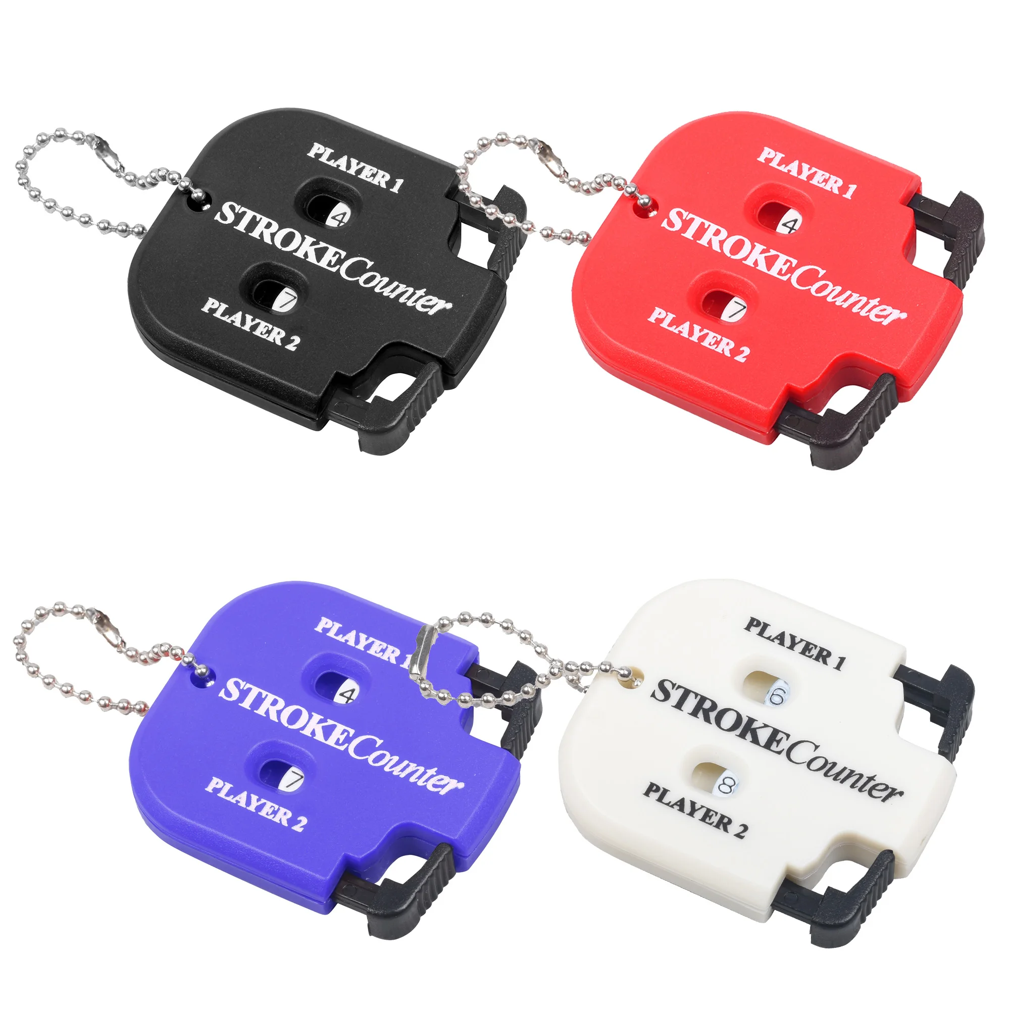 4-Colors-Mini-Golf-Score-Shot-Stroke-Counter-Clicker-Keychain-For-Golf ...