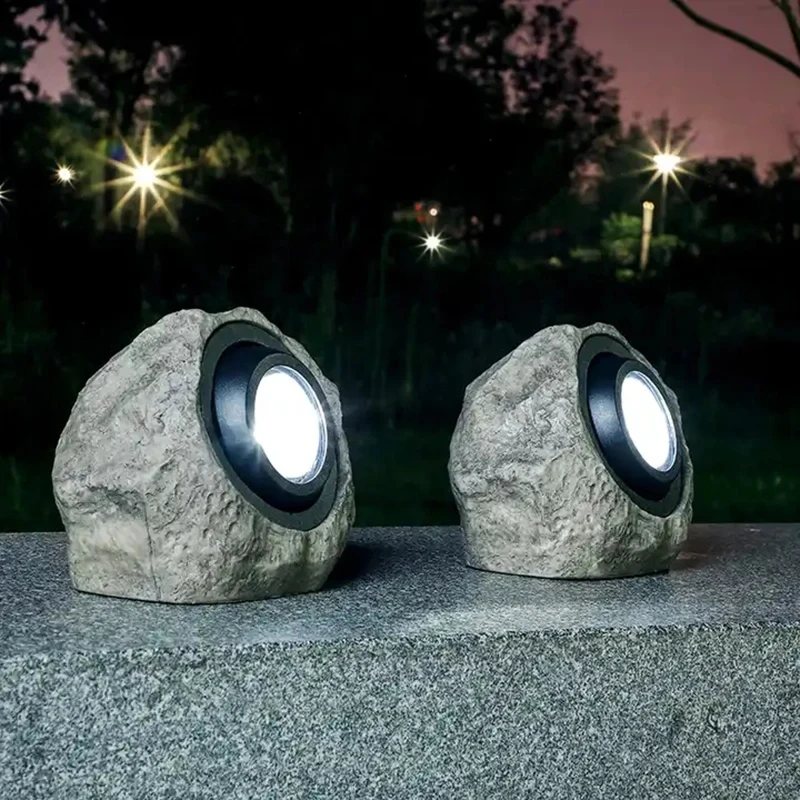Solar Lawn Lamp Garden Outdoor Landscape Spotlight Waterproof ...