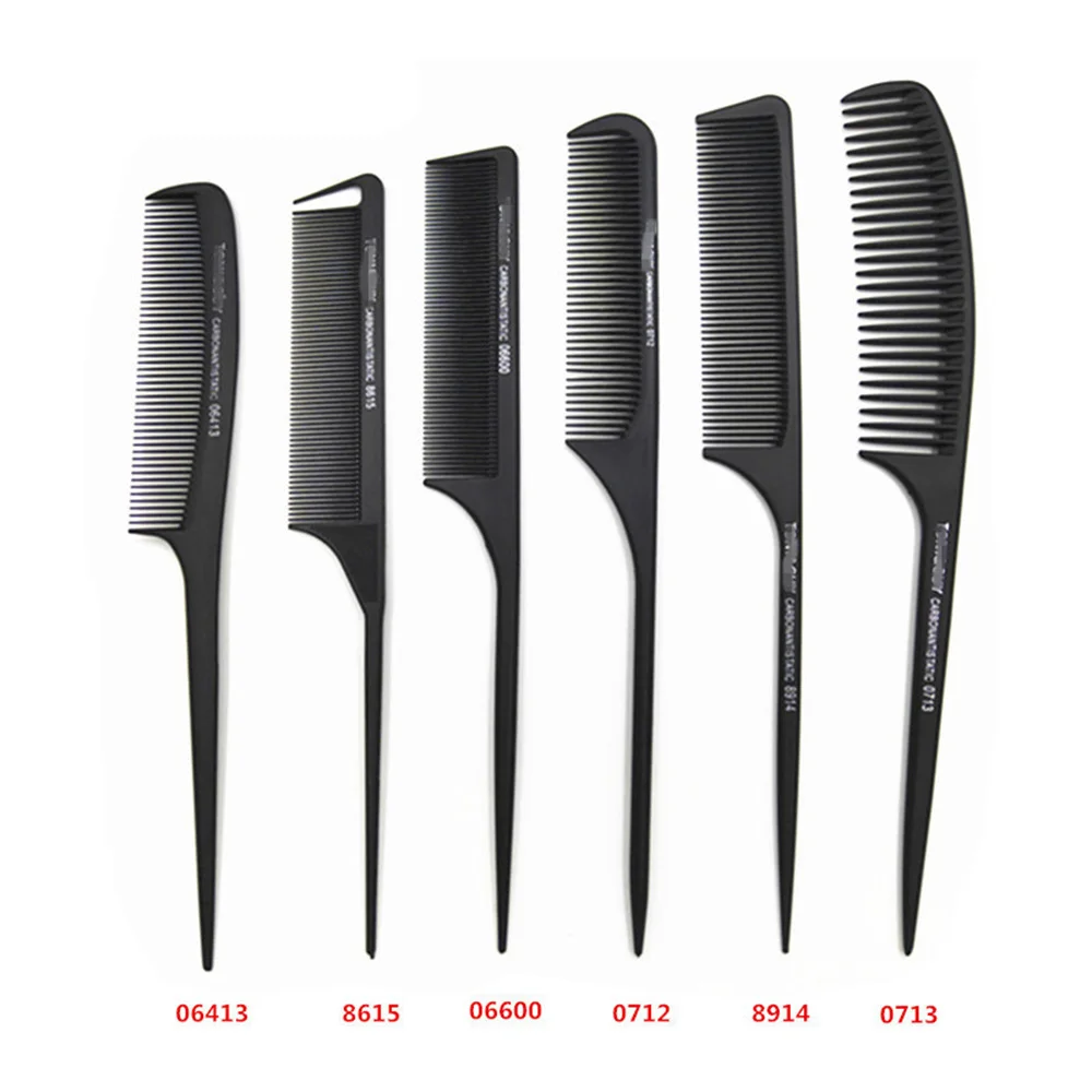 Hairdressing-Carbon-Comb-Hairstylist-Hair-Cutting-Comb-Tail-Comb ...