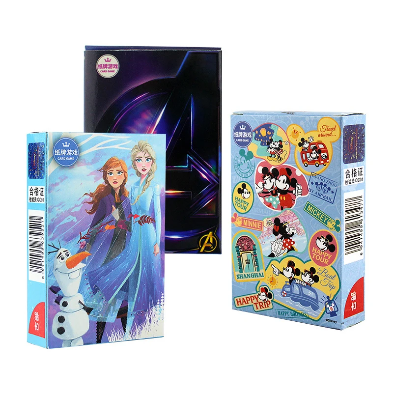Disney-Poker-Anime-Figure-Frozen-54-Sheets-Paper-Cards-Minnie-Mickey ...