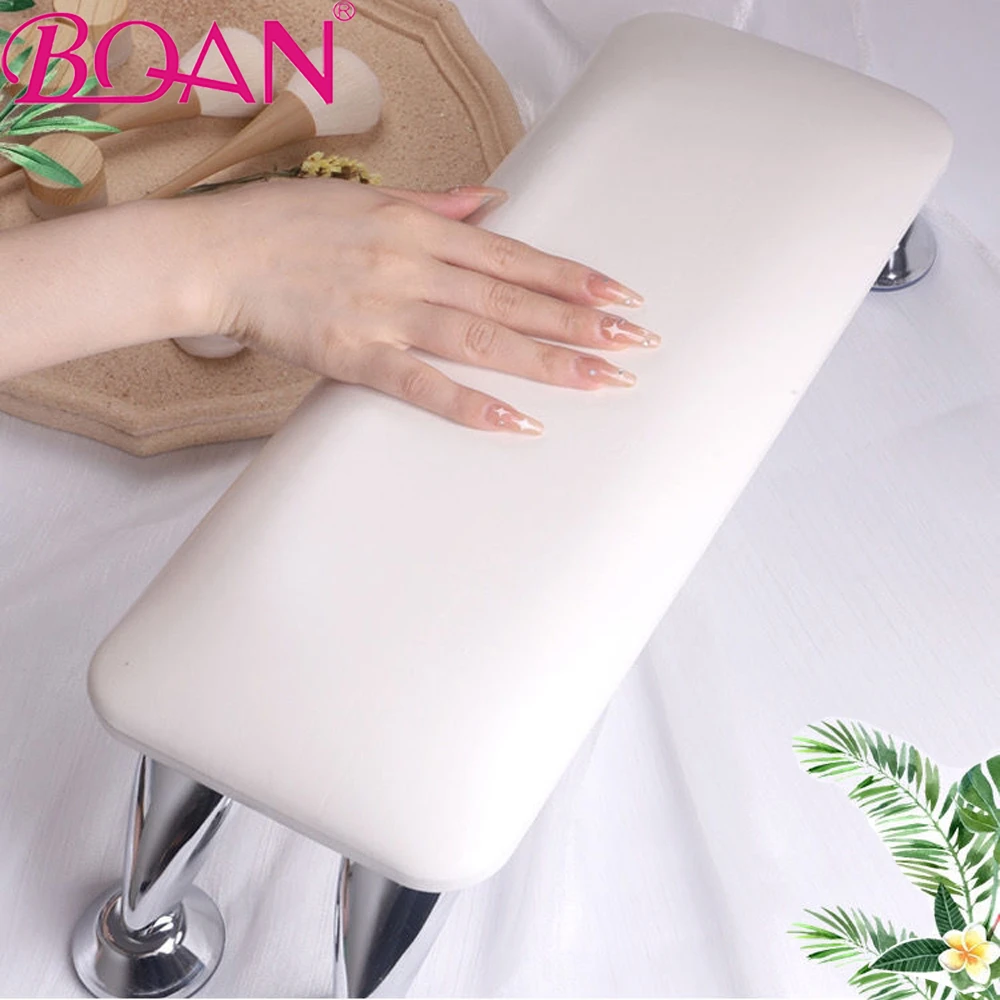 1pc White Black Genuine Leather Nail Hand Rest Pillow Hand Cushion ...