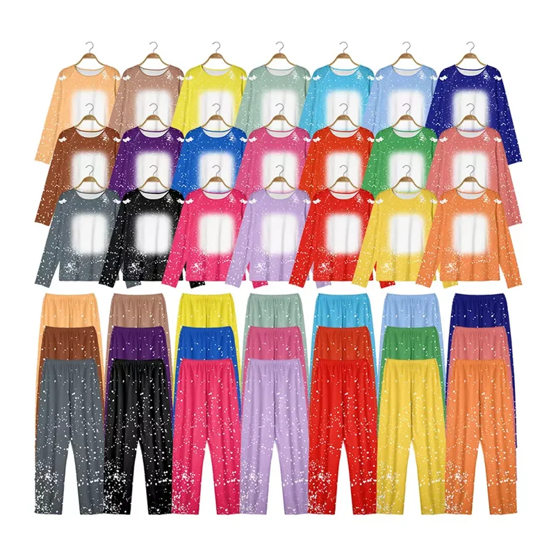 High Quality Tie Dye Sublimation Blank Women Girls Long Sleeve and ...